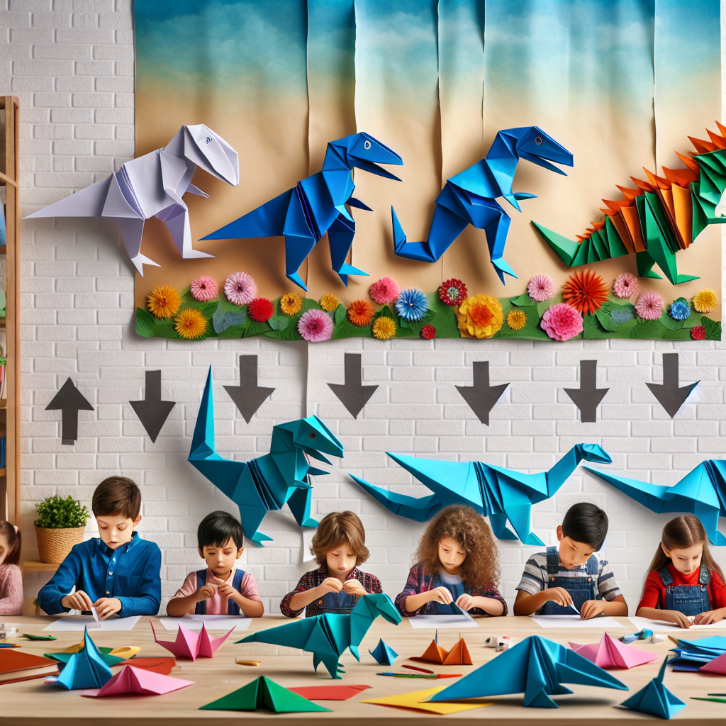 From Paper to Prehistoric: Kids' Guide to Origami Dinosaurs – Origamipolly