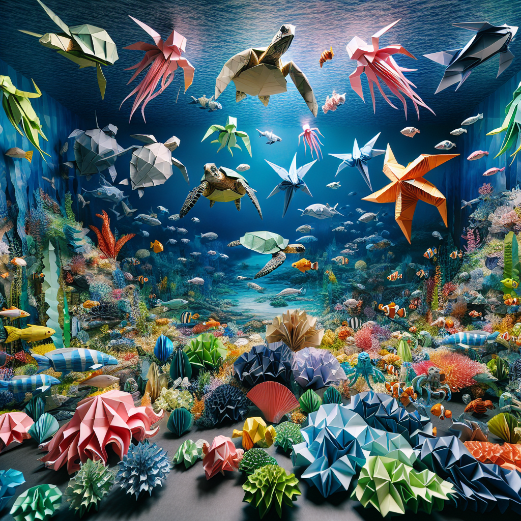 Sustainable Folding: Bridging Art and Ecology with Origami Marine Life ...