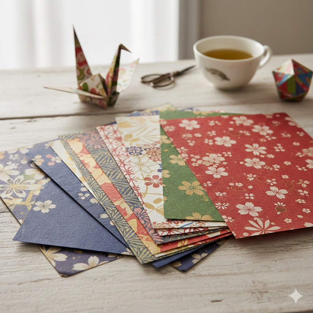 Authentic Japanese Origami Paper Packs | 12x12 Large Sheets | OrigamiP ...