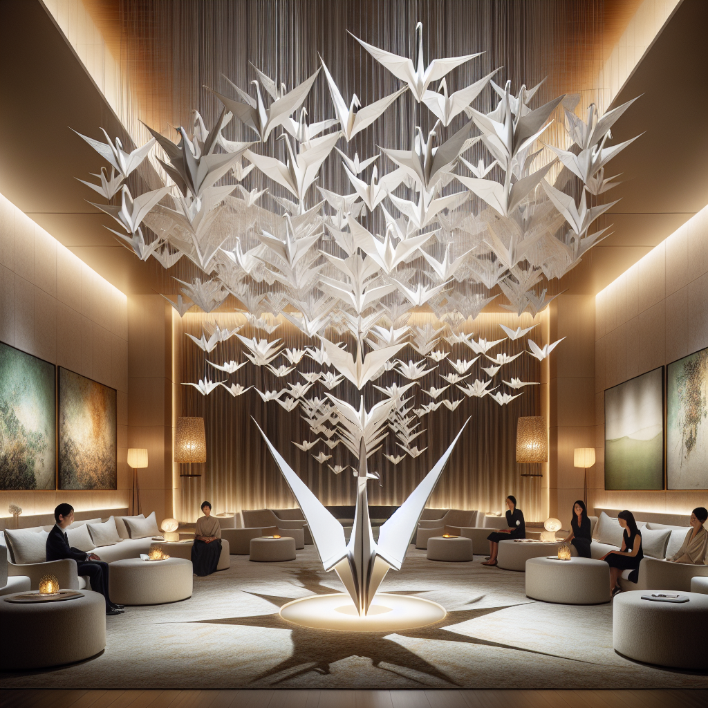 Symbolism and Serenity: The Rise of Origami Cranes in Hotel Lobby Desi ...