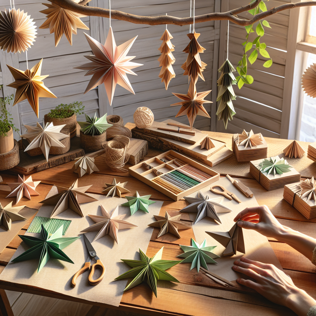 The Eco-Friendly Guide to 3D Origami Star Ornaments – Origamipolly