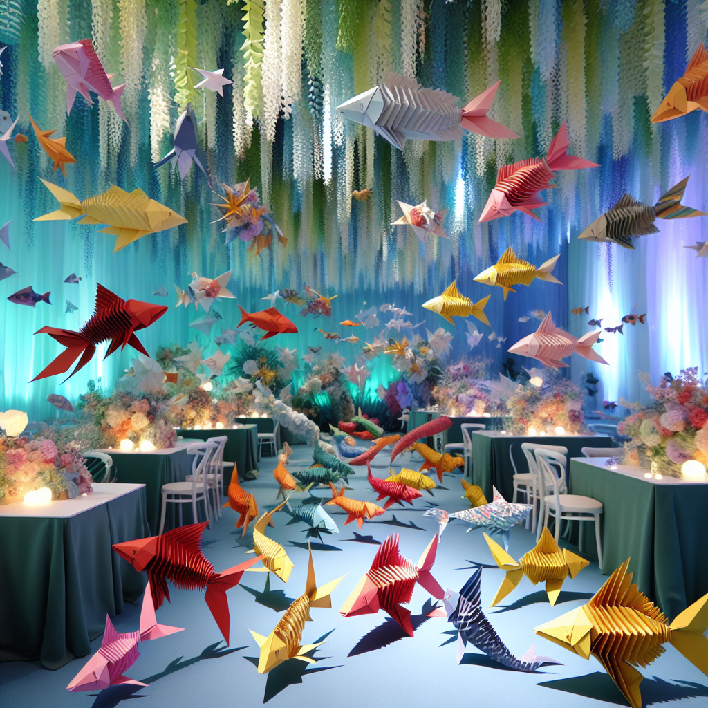 Dive into Creativity with Origami Fish Decorations for Aquatic Events ...