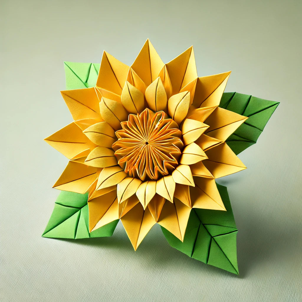 How to Make an Origami Sunflower: A Step-by-Step Tutorial for Beginner ...