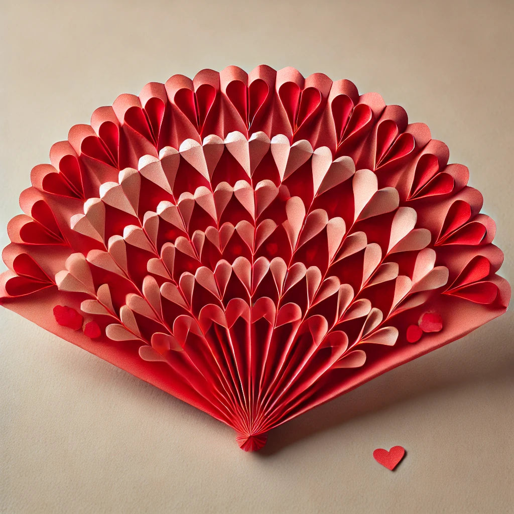 How to Make an Origami Heart Fan: A Step-by-Step Tutorial for Beginner ...