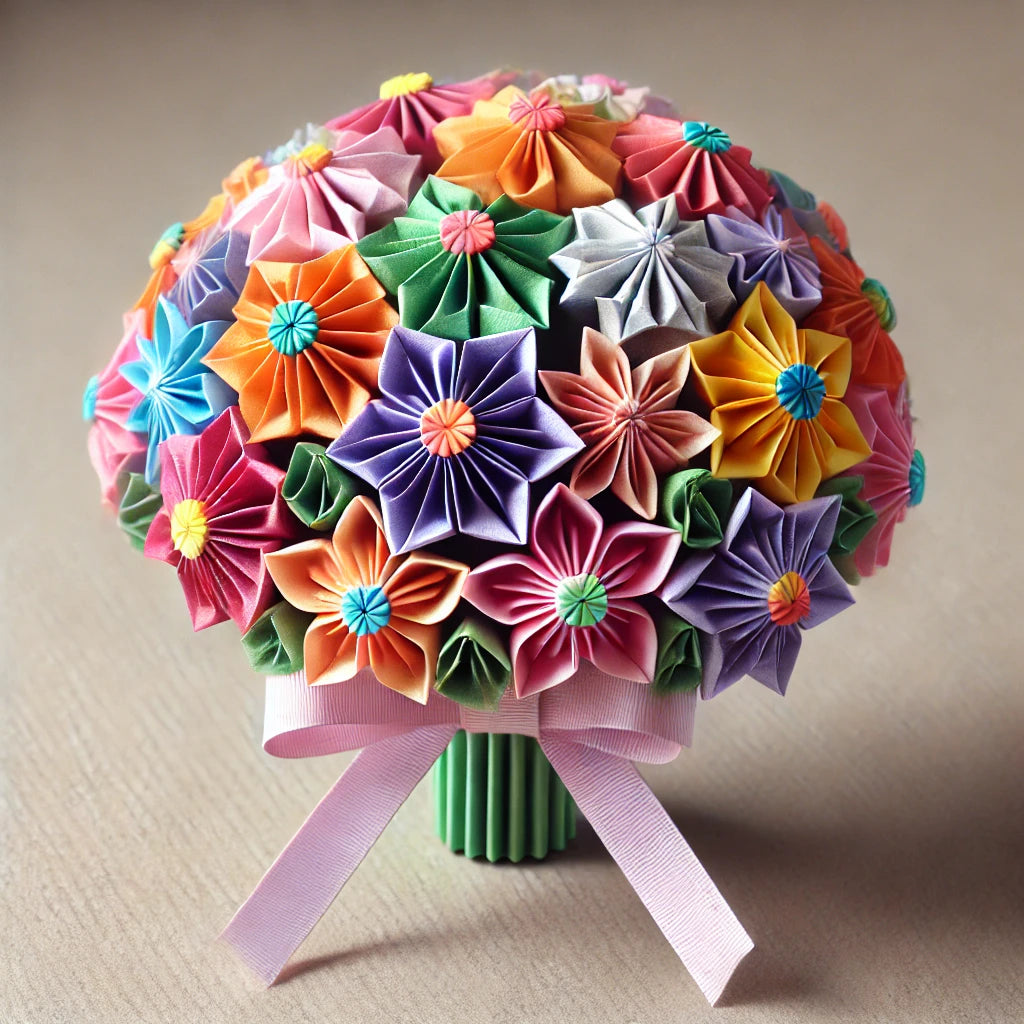 How to Make an Origami Mini Bouquet: A Step-by-Step Tutorial for Begin ...
