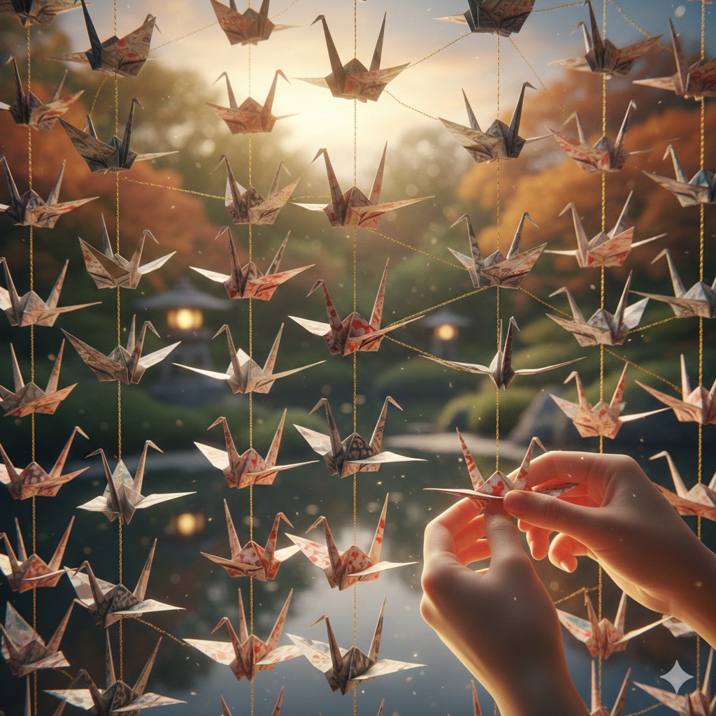 The Legend of 1,000 Paper Cranes: Why Folding Senbazuru-origamipolly i ...