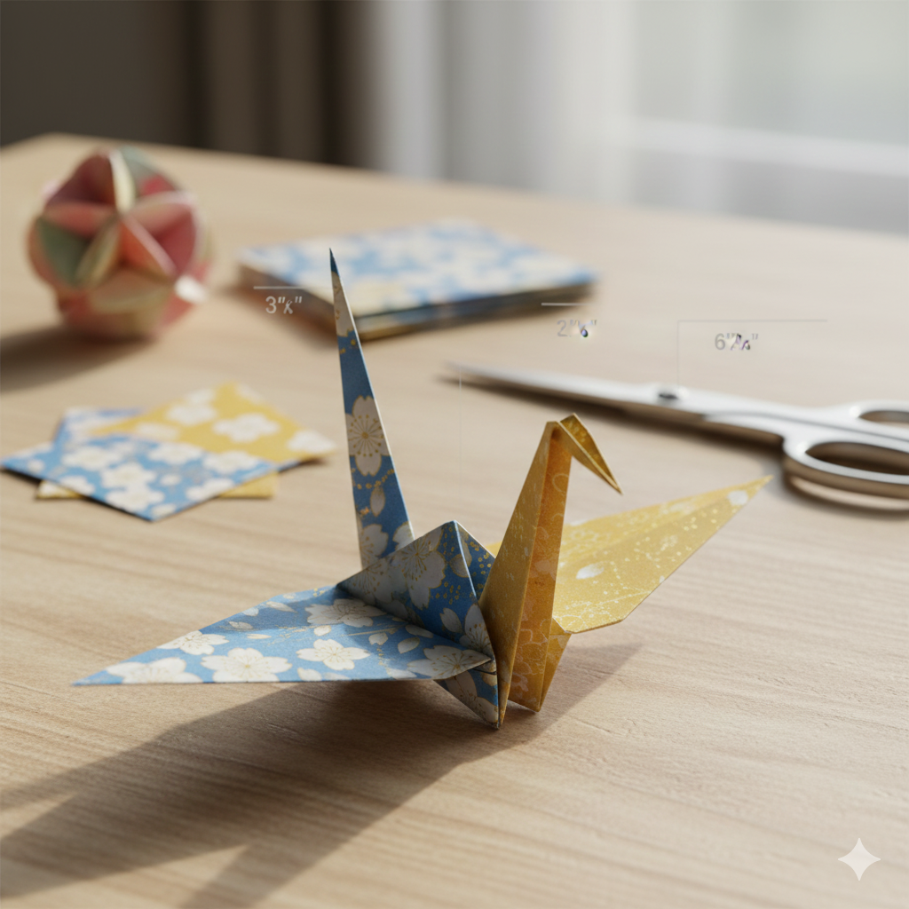 Beginner's Guide to Origami Paper: Choosing 3x3, 6x6, and 12x12 Inch S ...
