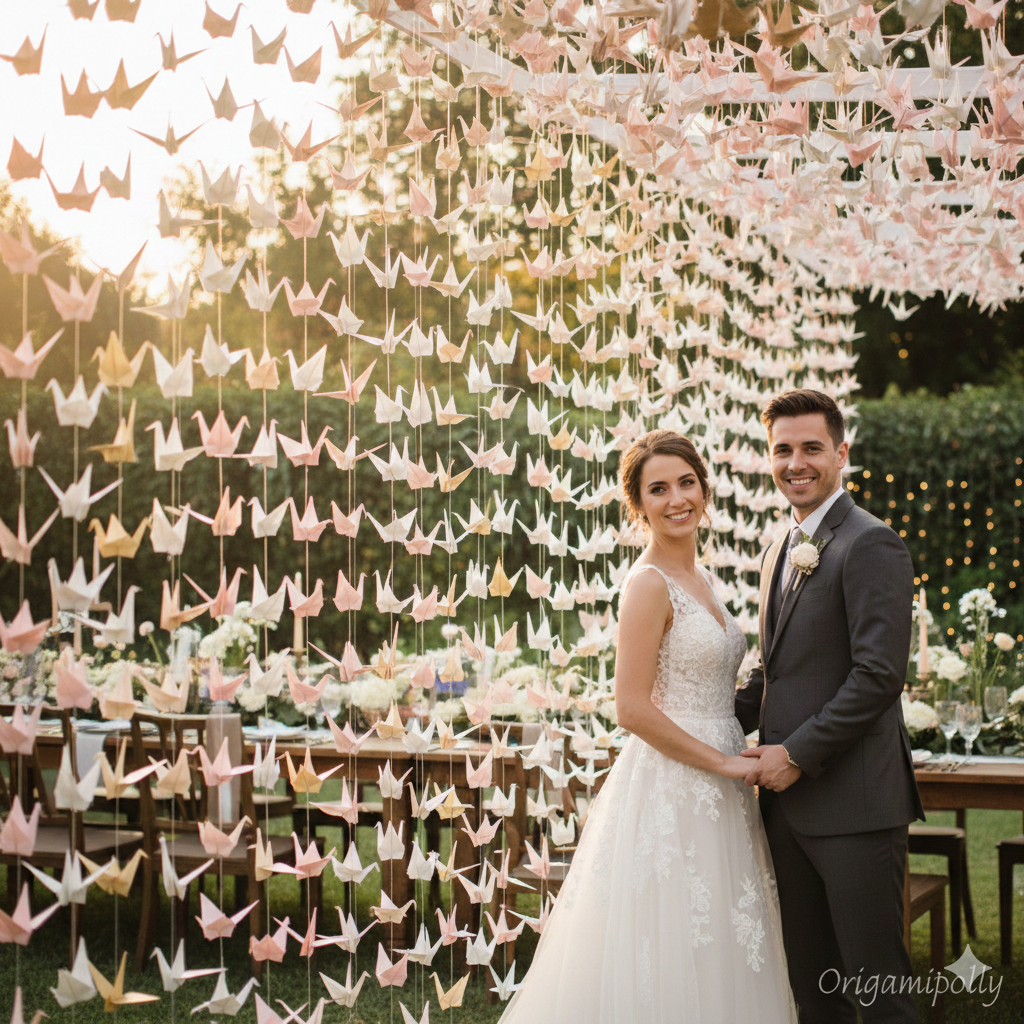 Why Order Pre-Folded Origami Cranes? Save Time for Your Wedding Backdr ...
