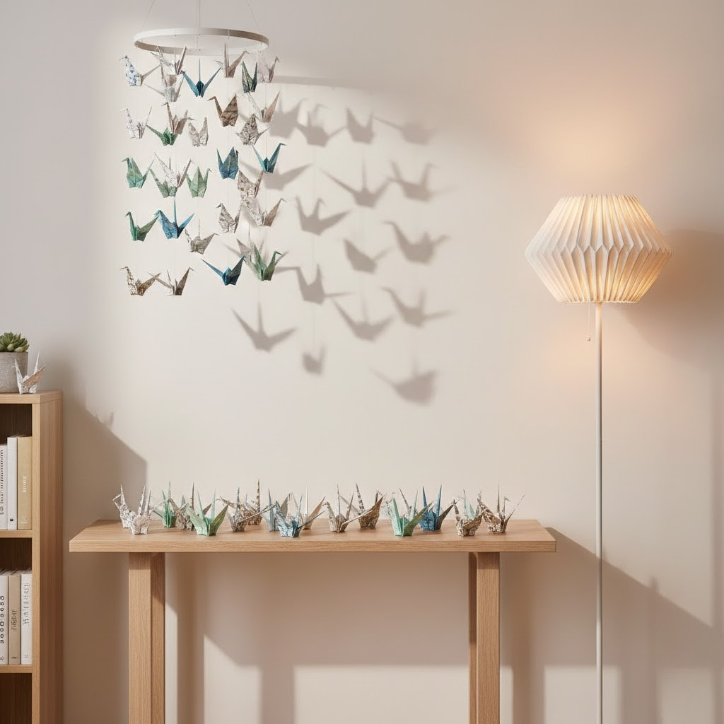 Origami in Modern Interior Design: Paper Cranes for Stylish Decor ...