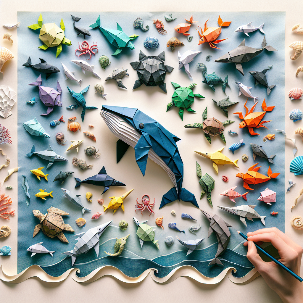 From Paper to Oceans: Using Origami to Tell the Story of Marine Life C ...