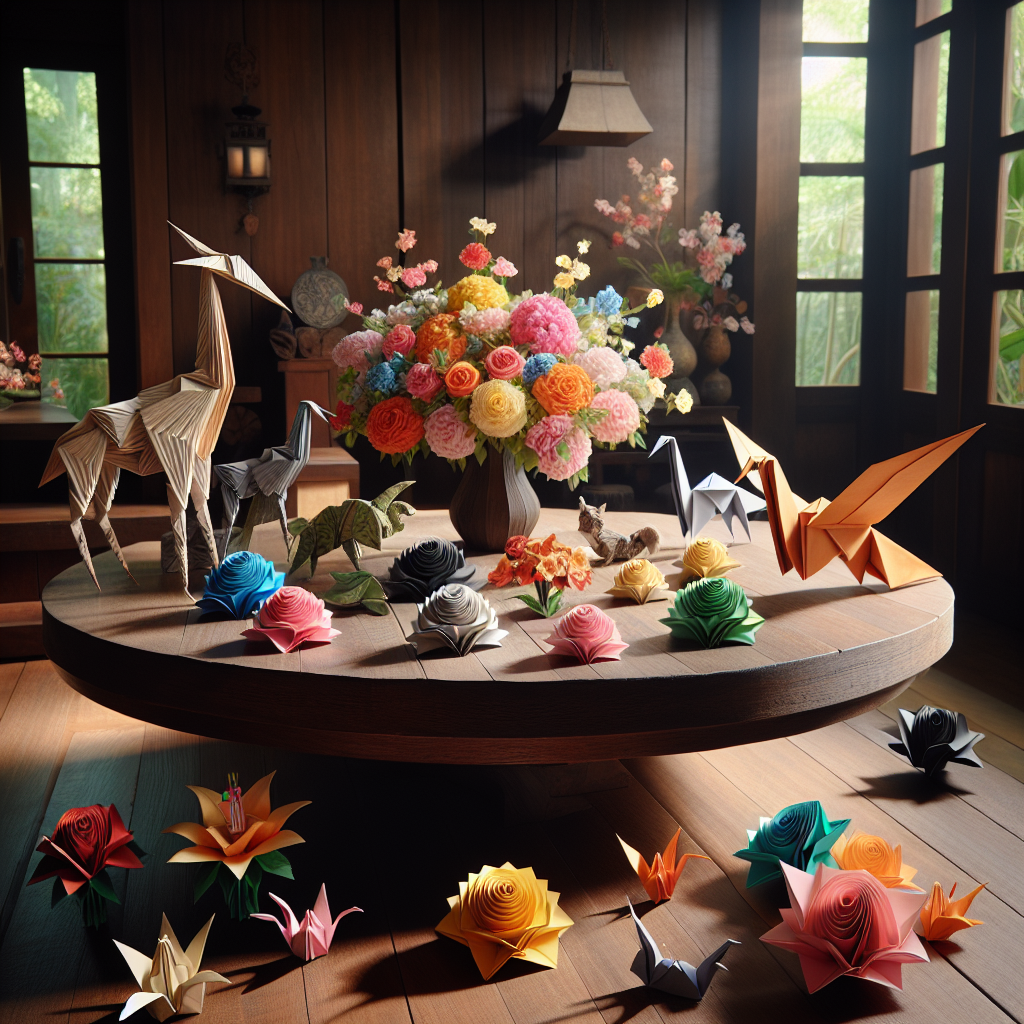 Nature’s Canvas: Bringing the Outdoors Inside with Origami Flowers and ...