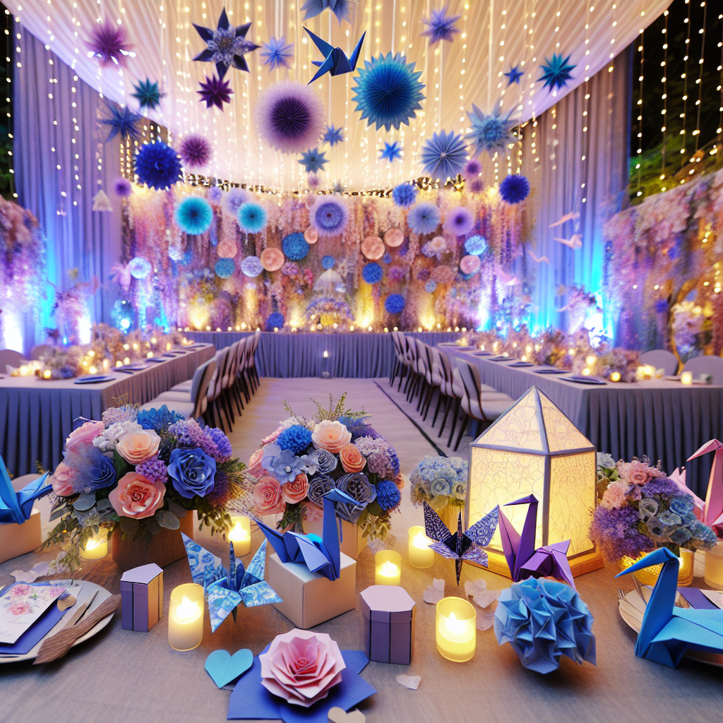 Origami paper for wedding decorations – Origamipolly