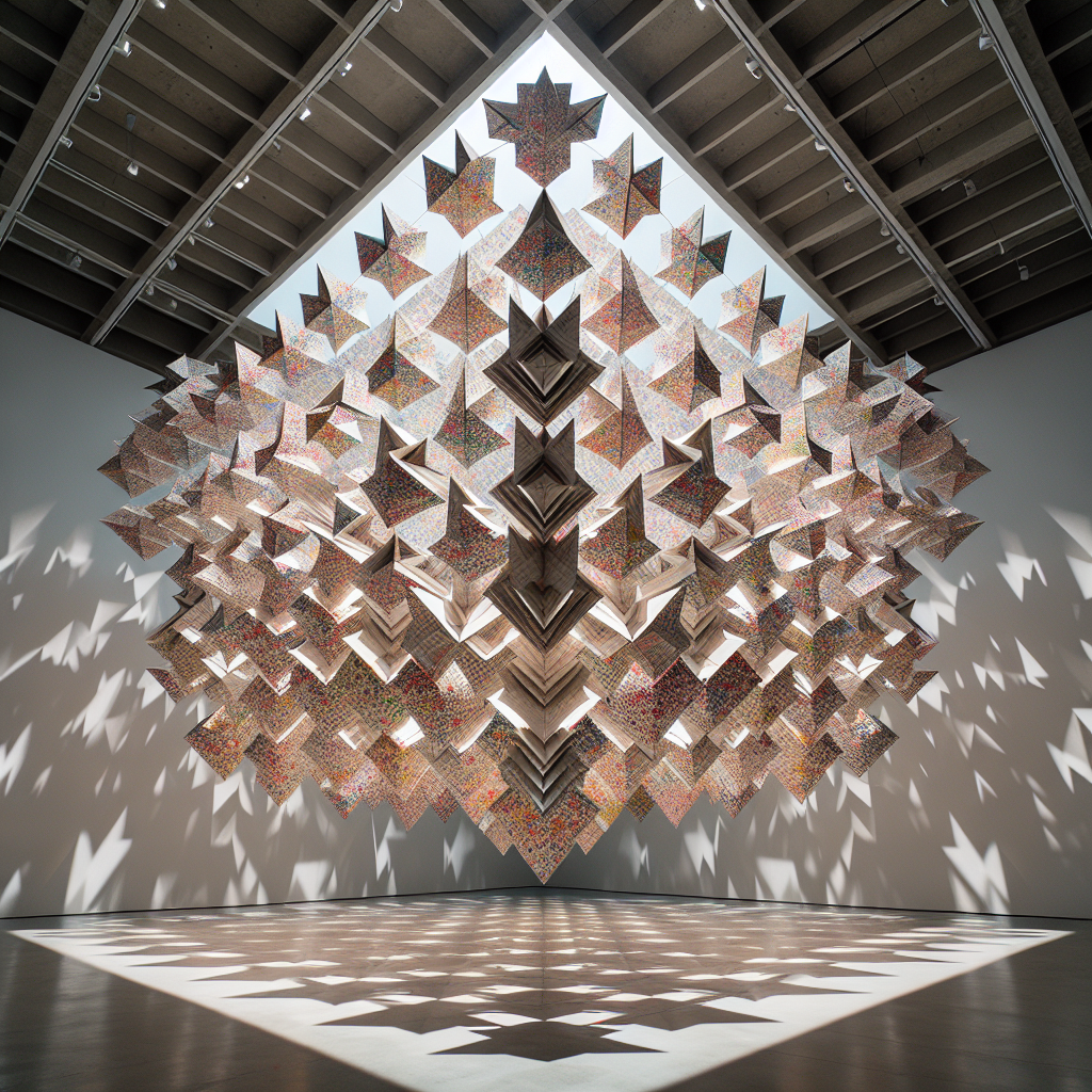 Reimagining Space with Origami: Geometric Patterns Elevating Installat ...