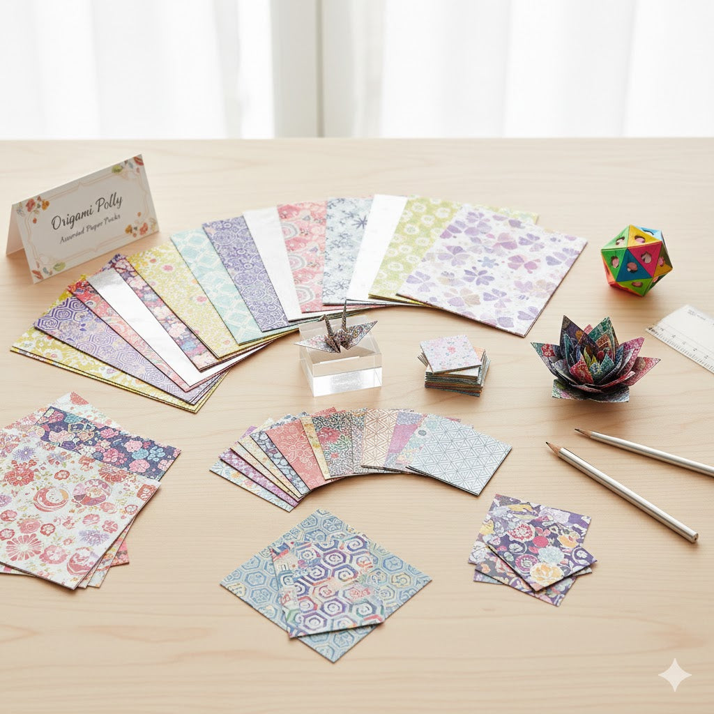 Buy Assorted Origami Paper Packs: 3x3 and 6x6 Sets for Hobbyists ...