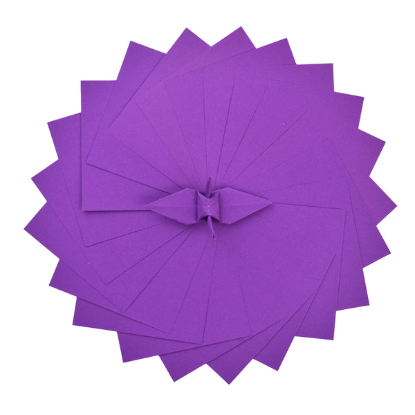 Origami Cardstock Paper 100 Sheets Purple - A4 Size For Printer ...